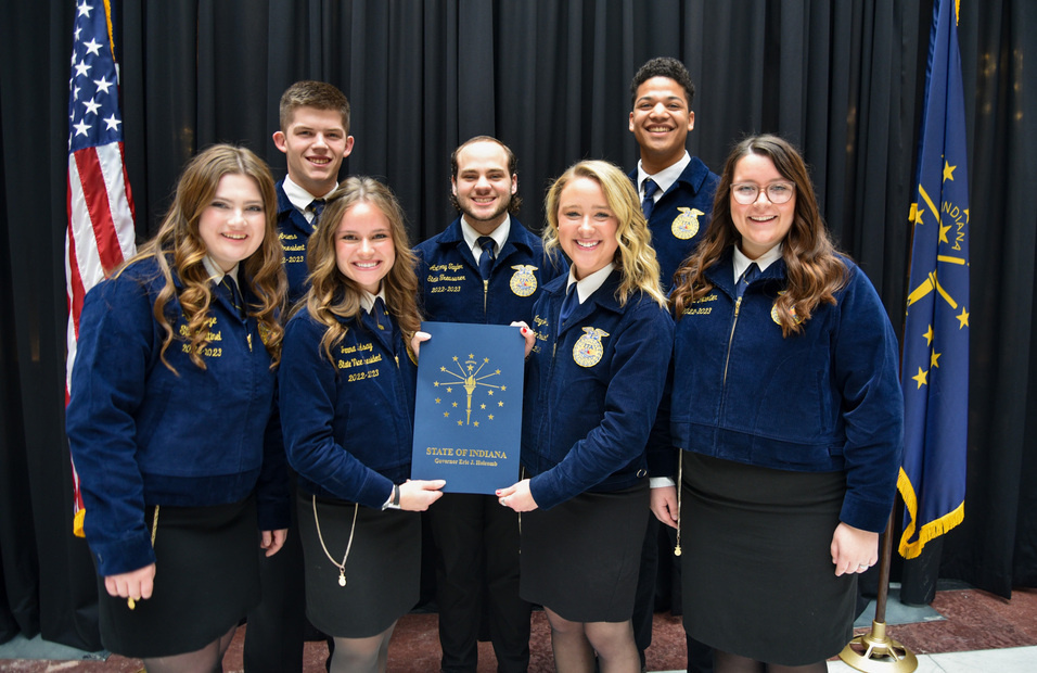 Indiana officials celebrate National FFA Week with proclamation and ...