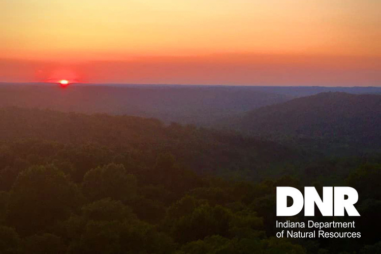 Mist-ifying Clouds, Chain O'Lakes State Park - State of Indiana