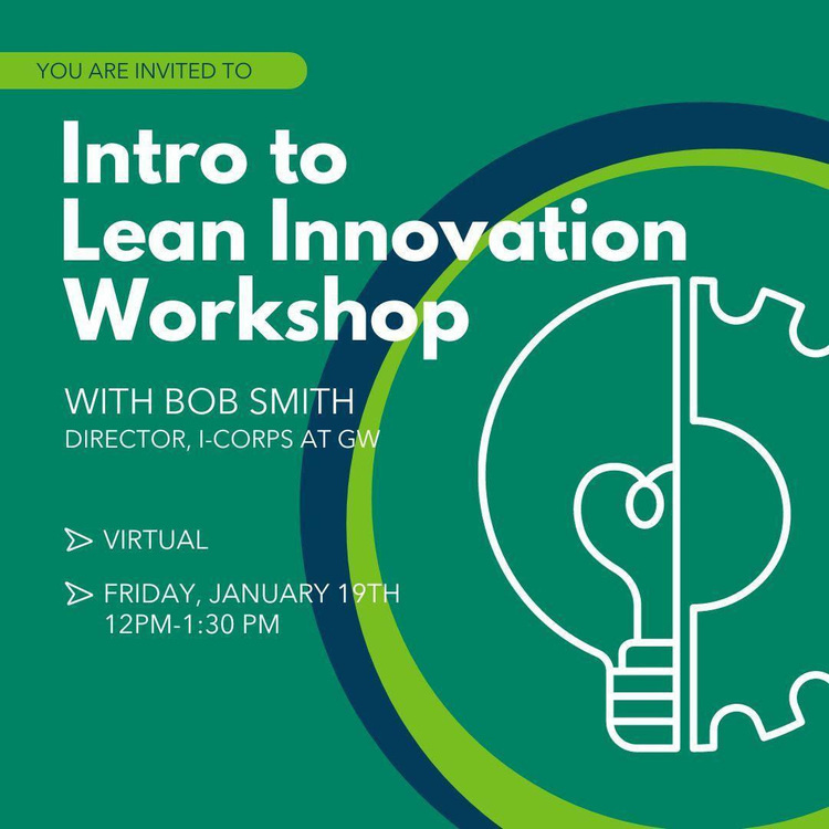 Intro to Lean Innovation Webinar - GW Calendar