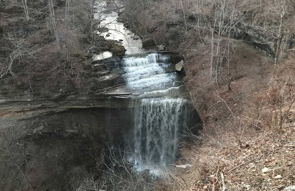 Waterfall Hike, Clifty Falls State Park - State of Indiana