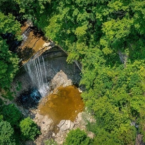 Waterfall Hike, Clifty Falls State Park - State of Indiana