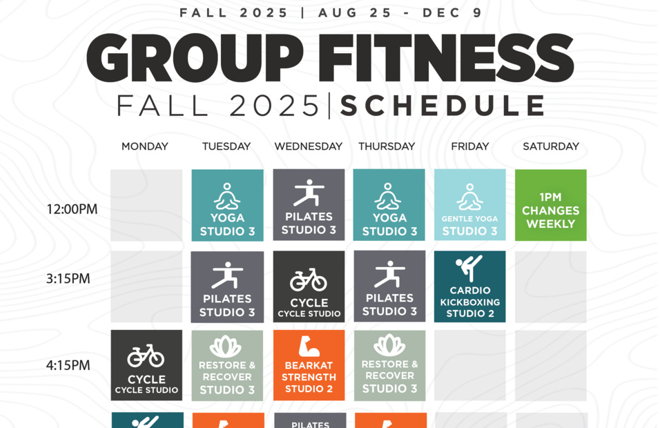 Things to do at Campus Recreation Center (REC) on October 16 - November ...