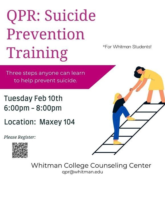 QPR Suicide Prevention Training for Students - Events Calendar