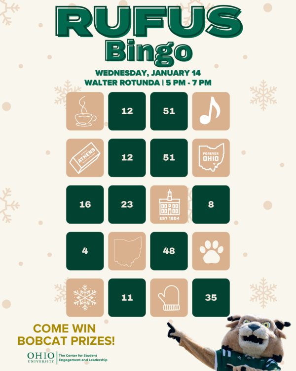Rufus Bingo - Ohio University