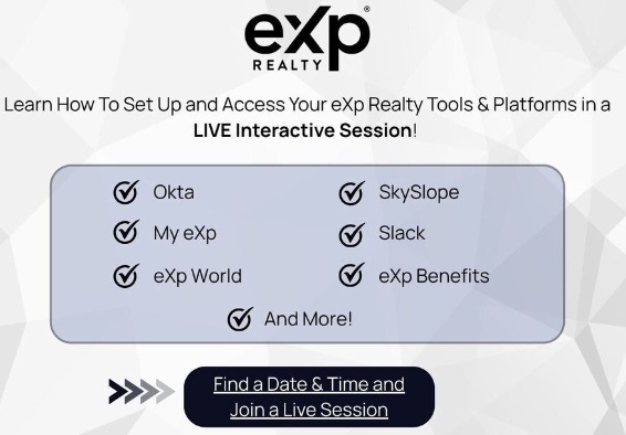 Realty (US) - Live Agent Startup Session: eXp Tools & Platforms - EXP ...