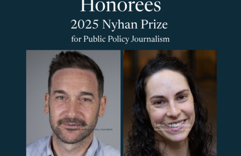 Reporting on Power and Policy: A conversation with the 2025 Nyhan Prize ...